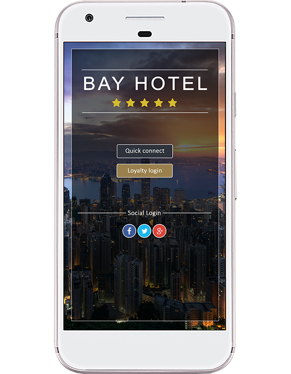 Bay Hotel Login Screen | Luxury Hospitality Magazine