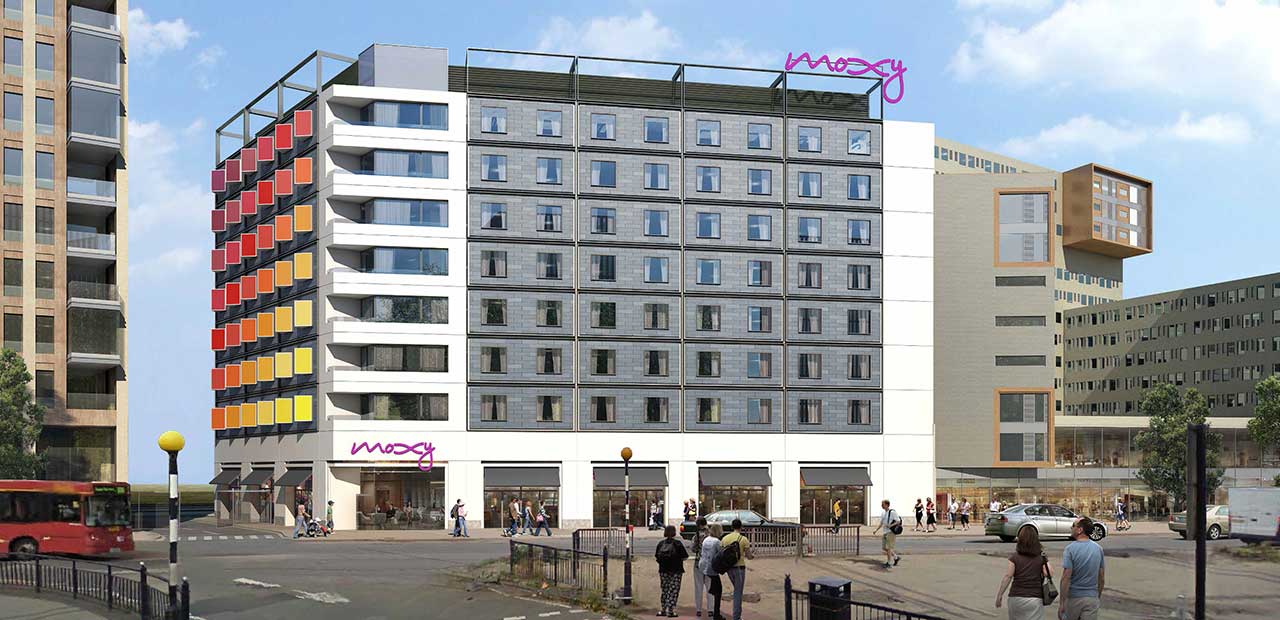 Marriott International opens Moxy hotel in London’s Stratford - Luxury ...